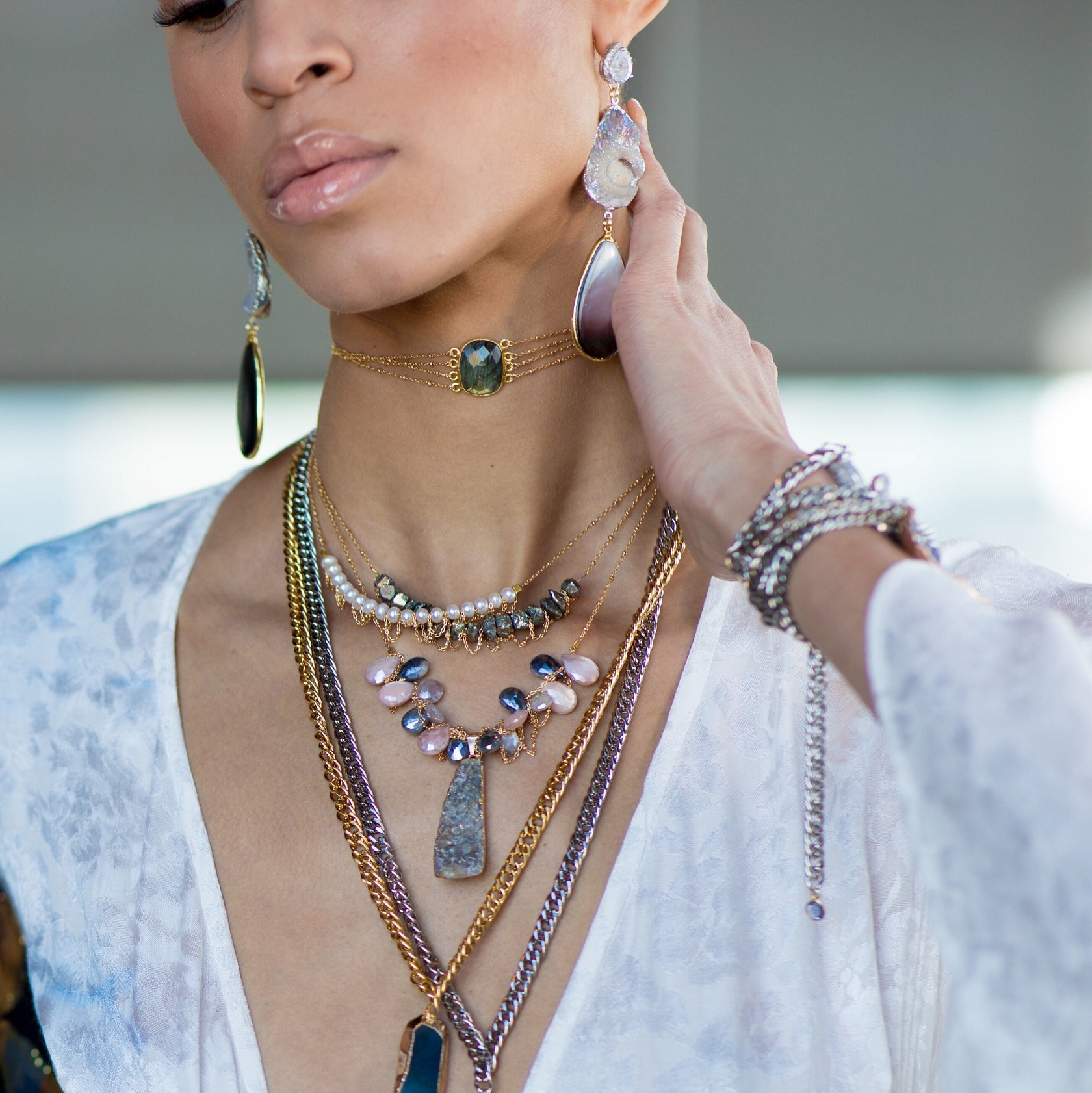 Rumi - Gray/Blush – Rachelmulherin