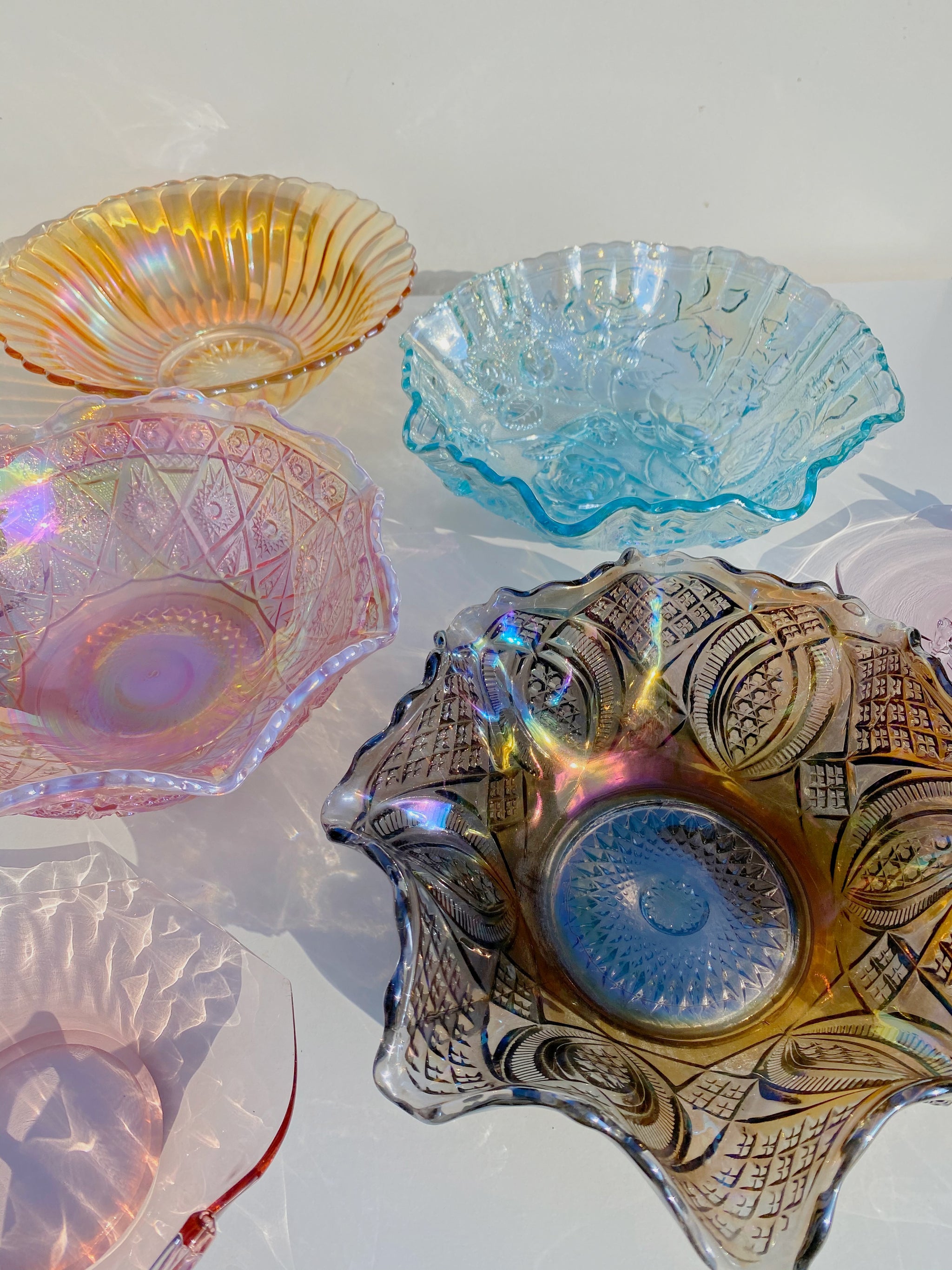 Vintage Oil Slick Glass Bowl – Rachelmulherin